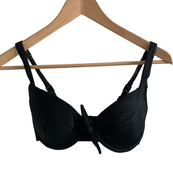chic | Swim | 32 Chic Black Bathing Suit Bra Top 30f | Poshmark